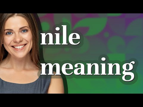 Nile | meaning of Nile