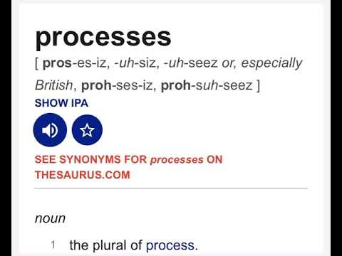 How to pronounce PROCESSES: [pros-es-iz, ‐uh-siz, ‐uh-seez]