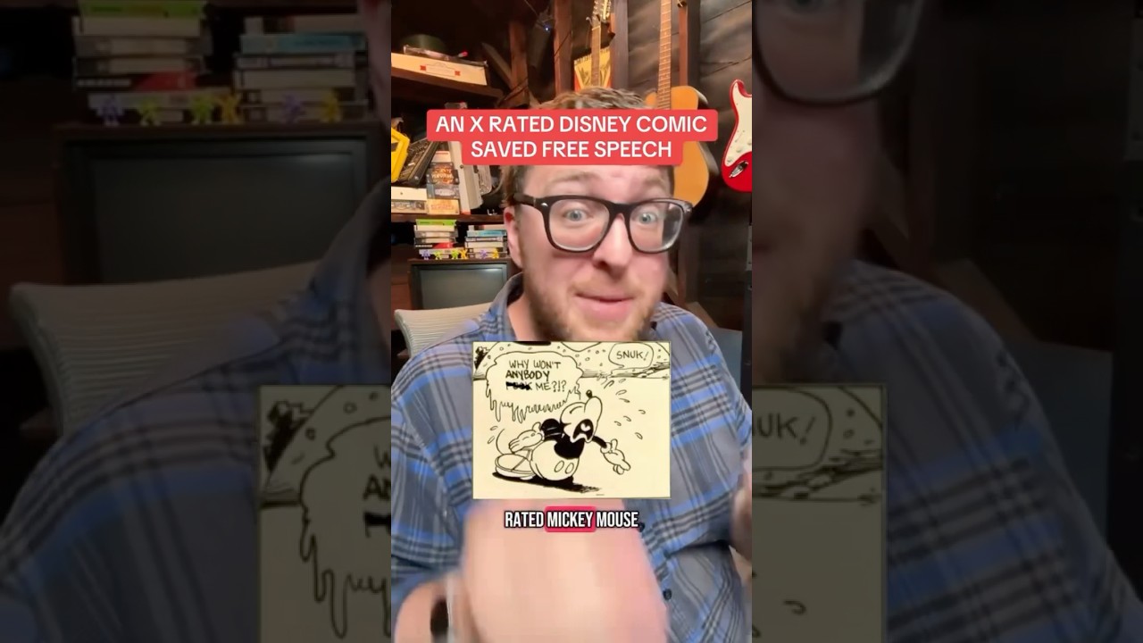 A spicy Disney comic from the 70s saved free speech #disney #comics #movies #film #filmhistory