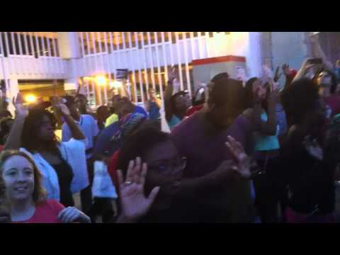 Mike Brown protest busch stadium downtown saint louis
