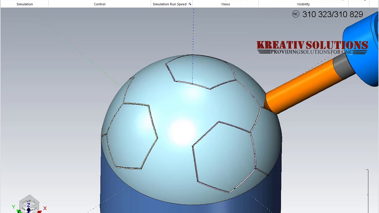 MASTERCAM-MULTIAXIS-CURVE TOOLPATH