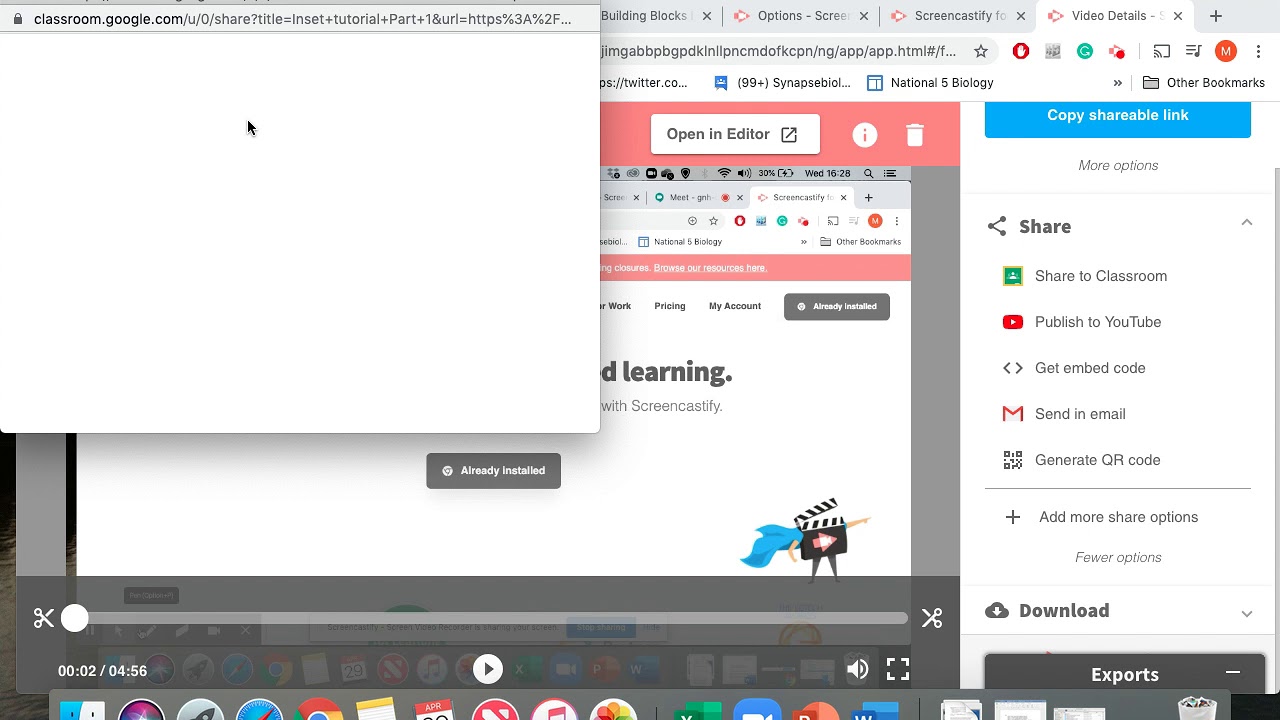 Screencastify Tutorial Part 2