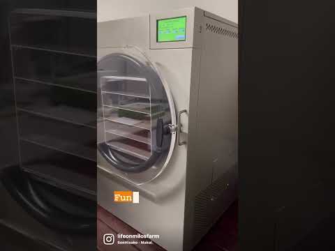 First functional tests of the Harvest Right Freeze Dryer (large)
