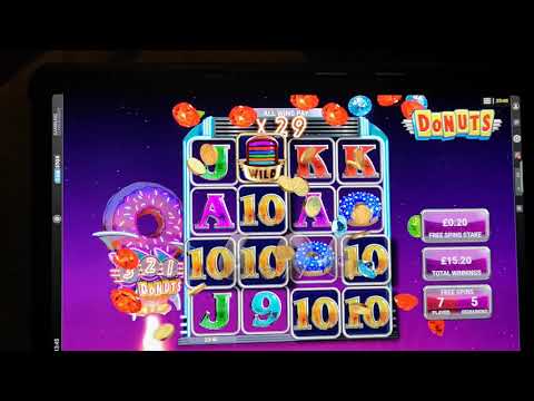 Donuts slot 20p big win bonus