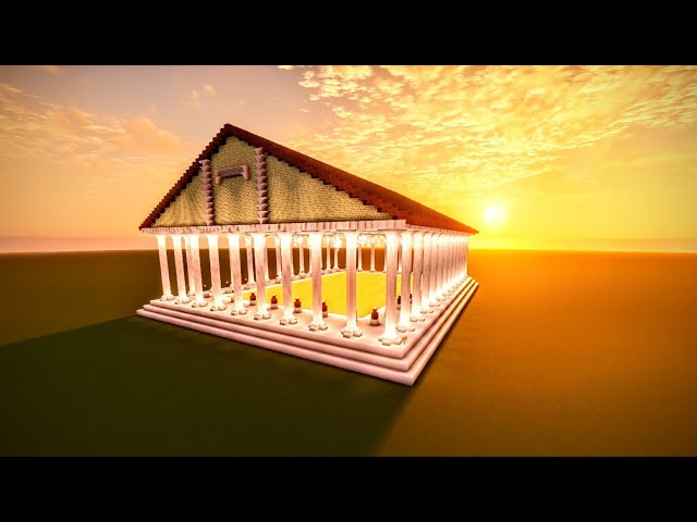 Greek Temple | Minecraft Tutorial Minecraft Map