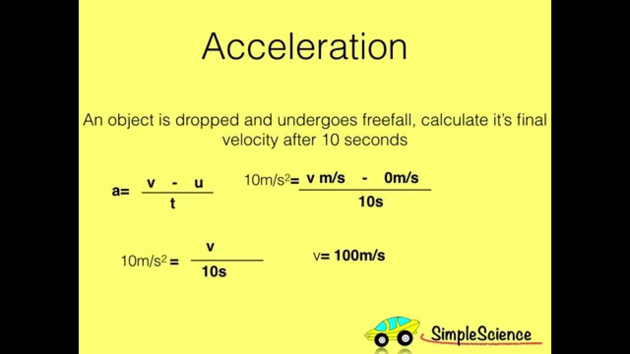 Kinematics - Part 3 - Acceleration