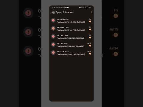 How to block spam messages | Tamil