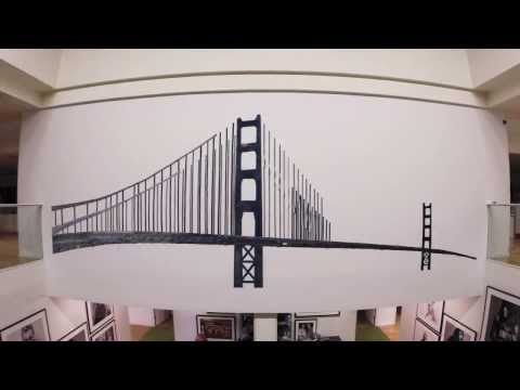 Art at Gap: a Golden Gate Bridge denim sculpture
