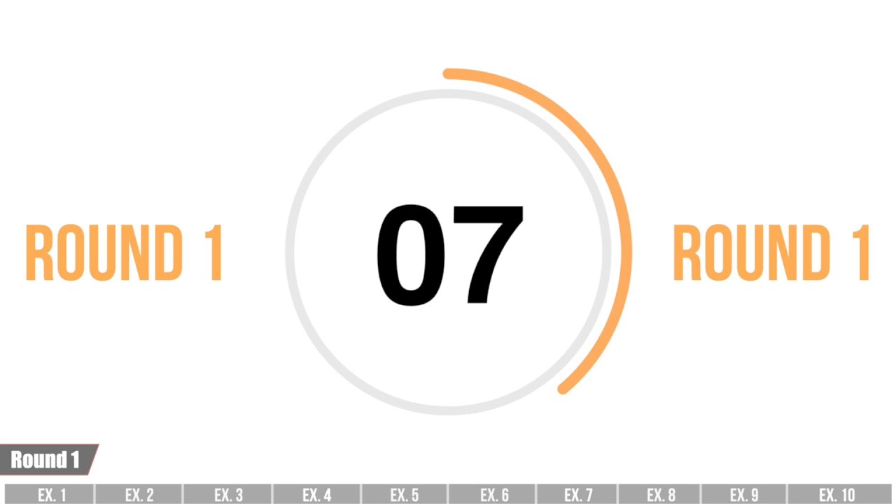 Fat-Burning HIIT Timer [30/10 x 10 Intervals - 3 Rounds]