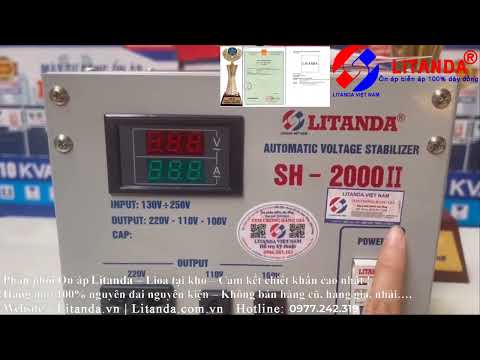 🔴 Cùng Nhau Tìm Hiểu Về Ổn Áp Lioa SH-2000 Chính Hãng Đời Mới Nhất Hiện Nay, Giá Vô Cùng Hạt dẻ.
