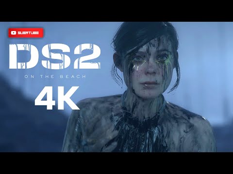 TOMORROW (ELLE FANNING) Brutal Action Cutscene 4K 60FPS - DEATH STRANDING 2 On The Beach