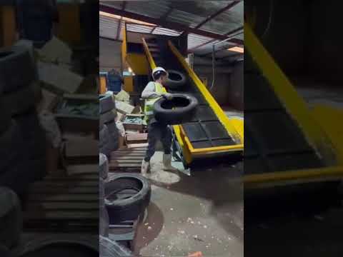 Used Waste Tyre Shredder Machine for Sale | Secondhand & Refurbished | Vatsn Tecnic