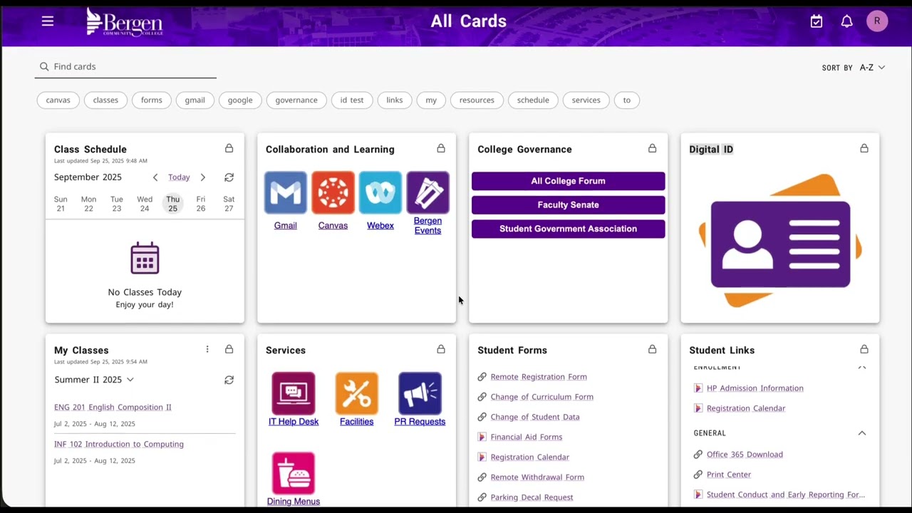 Creating a Digital Student ID Card at Bergen Community College