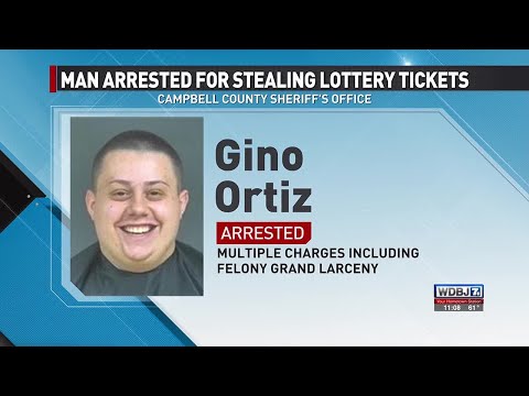 Man Wanted for Lottery Ticket Thefts Arrested