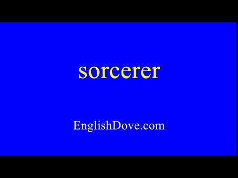How to pronounce sorcerer in American English.