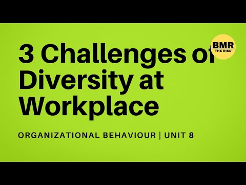 3 Challenges of Diversity at Workplace-What is Organizational Behavior-BMR