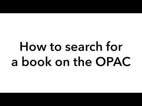 OPAC Search
