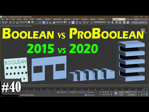 Learn 40 || Boolean and ProBoolean in 3DS Max || 3DS MAX Tutorials in Hindi from Beginning to ...