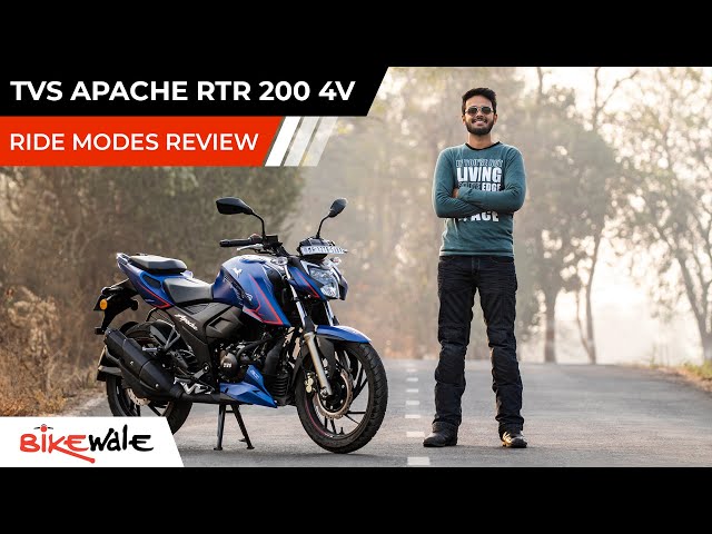 2021 TVS Apache RTR 200 4V BS6 Riding Modes Review | Better Than Bajaj ...