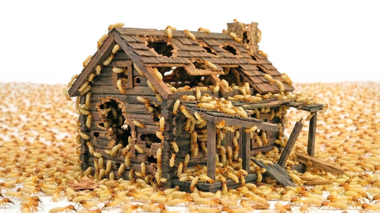 1,000 Termites vs. House