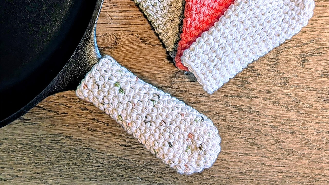 Cast Iron Skillet Handle Cover Crochet Pattern