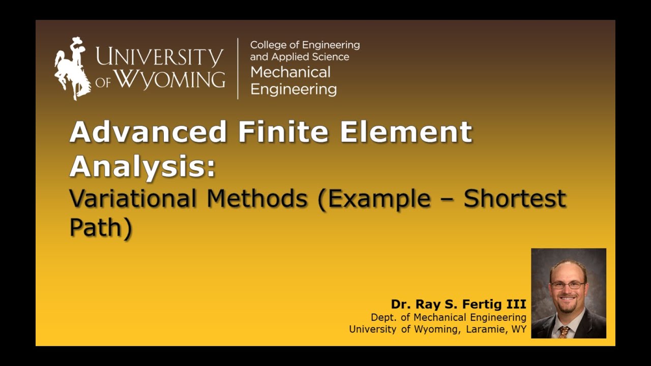 Variational Methods (Example - Shortest Path)
