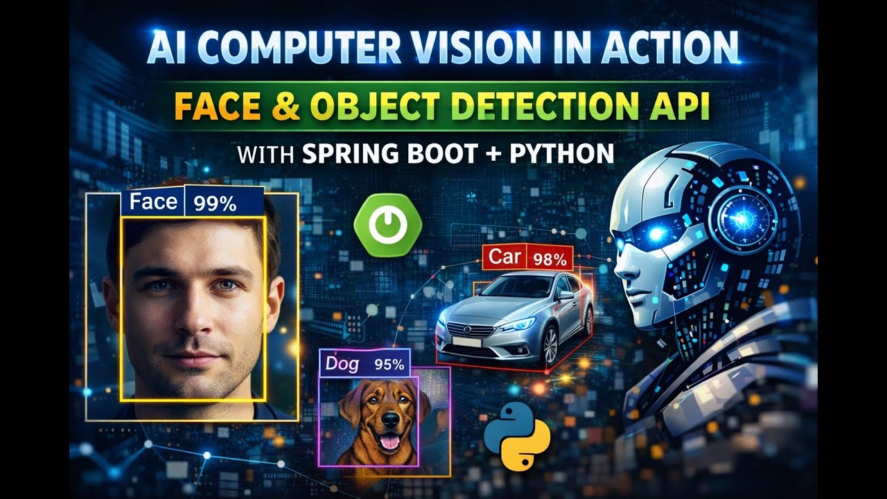 AI Vision API | Face & Object Detection with Spring Boot + Python