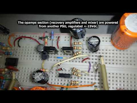 Spring Reverb 600 ohm input coil with ESP discrete driver circuit on ...