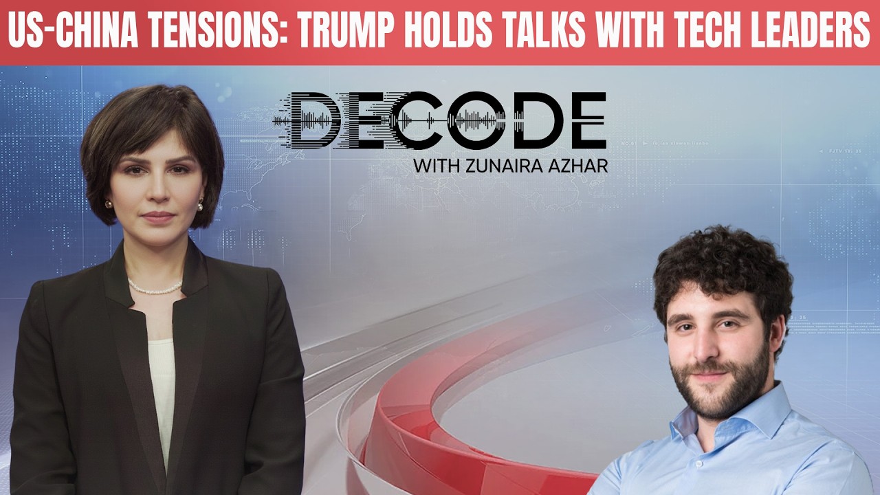 US-China Tensions: Trump Holds Talks with Tech Leaders | Francesco Salesio Schiavi Analysis | DECODE