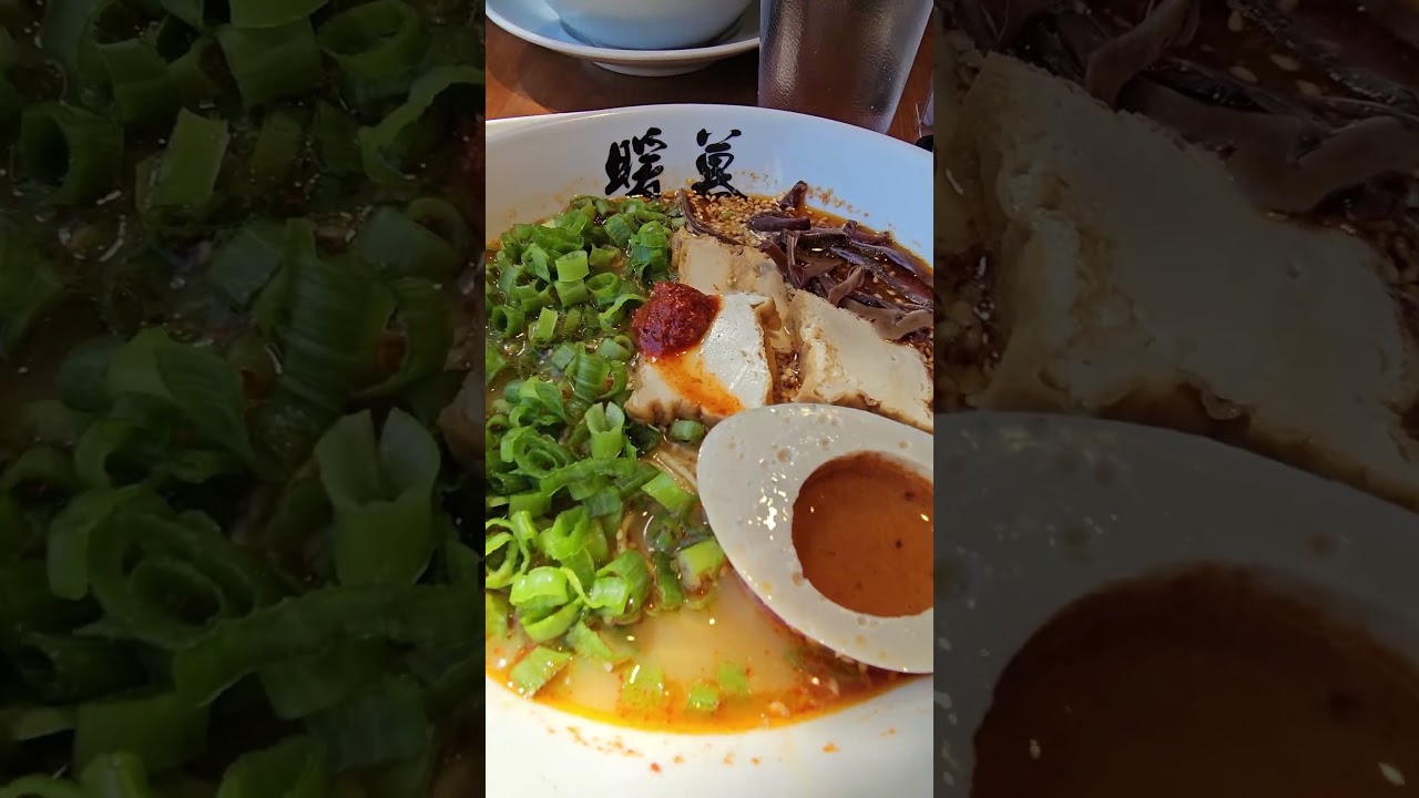 We tried Ramen Danbo in North Vancouver and loved their vegan options!