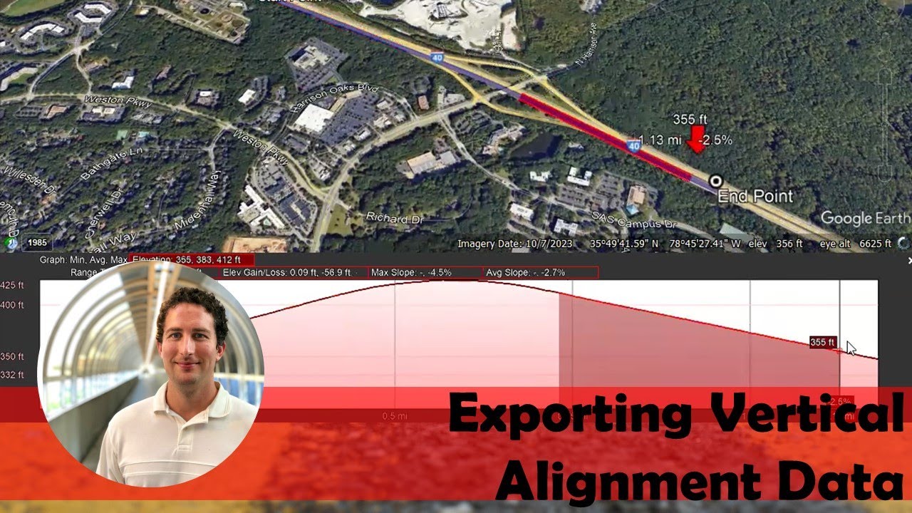 Exporting Profile Elevation Data from Google Earth for Vertical Alignments Using GPS Visualizer