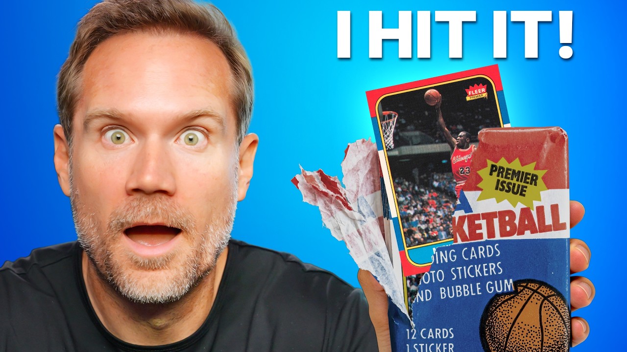 MIRACLE HIT! 🔥 Michael Jordan Rookie Pulled From a Loose 1986 Fleer Pack!