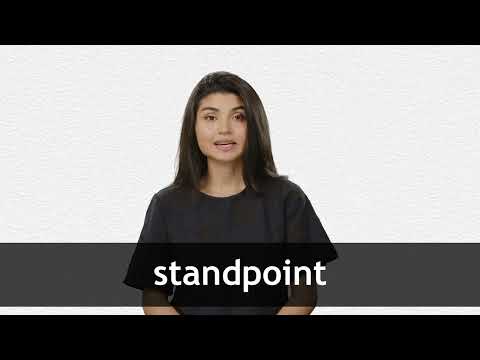 STANDPOINT 释义 | 柯林斯英语词典