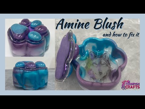 How to fix Amine Blush in resin