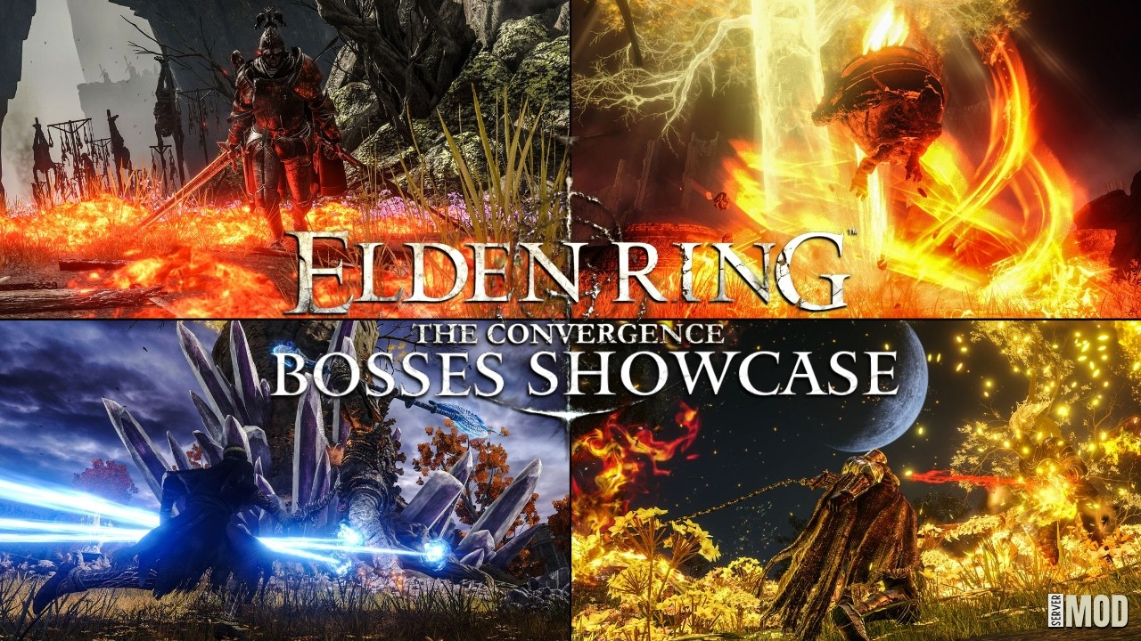 Elden Ring Convergence Mod - ALL Erdtree Waygate Bosses Showcase (Including DLC) v2.2.3A