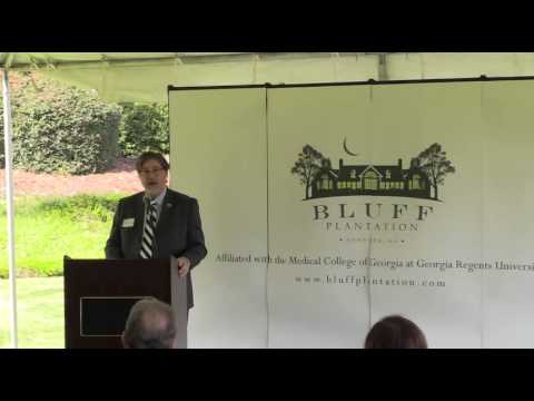 William S. Jacobs, M.D., Medical Director Bluff Plantation Dedication Speech