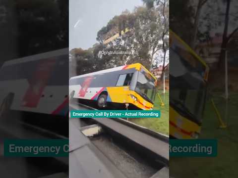 Bus crash at the Adelaide O'Bahn. Australia "You can't park there mate". #onlyinaustralia #accident