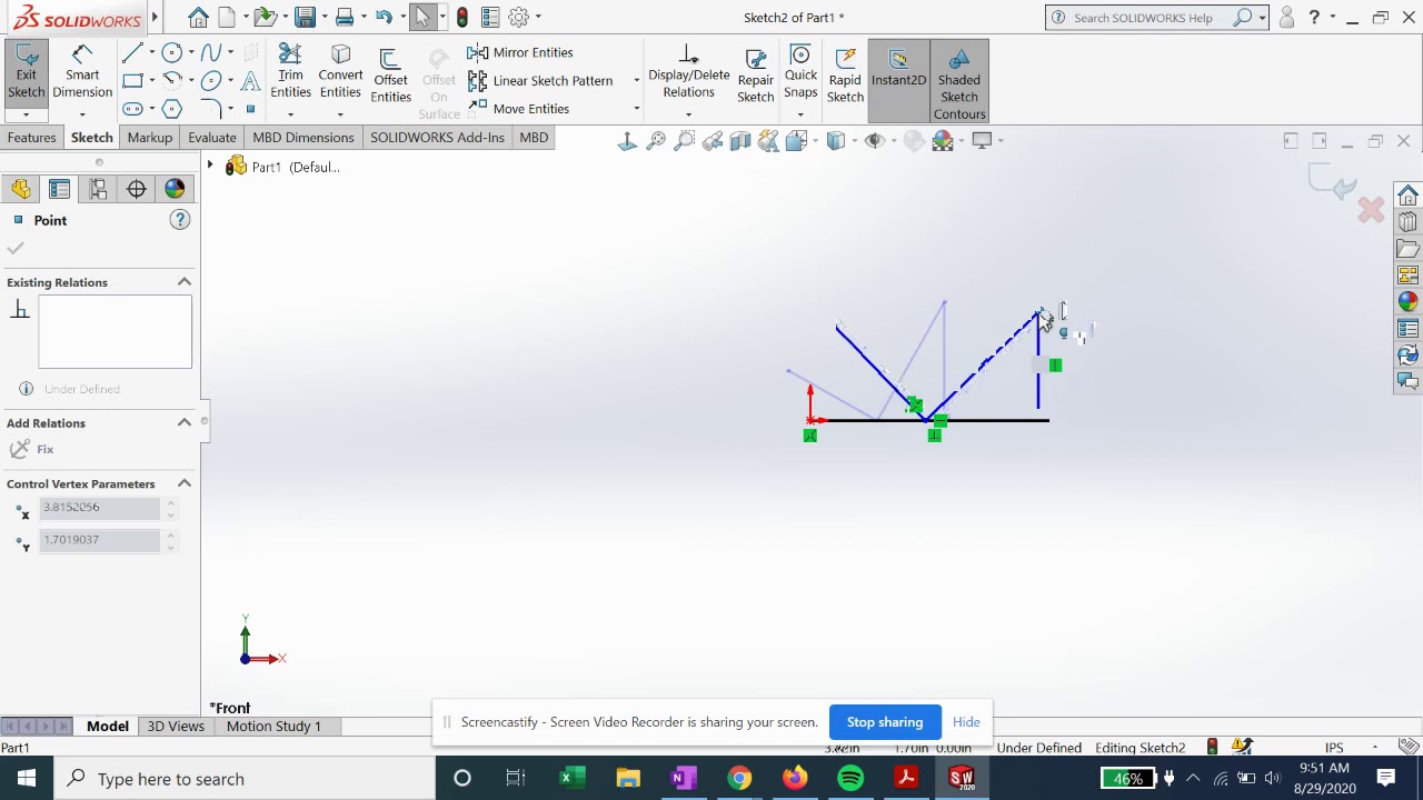 Automatic Relations | Solidworks Tutorial for Beginners