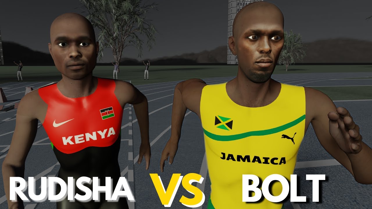 USAIN BOLT vs DAVID RUDISHA 600M [Speed Comparison]