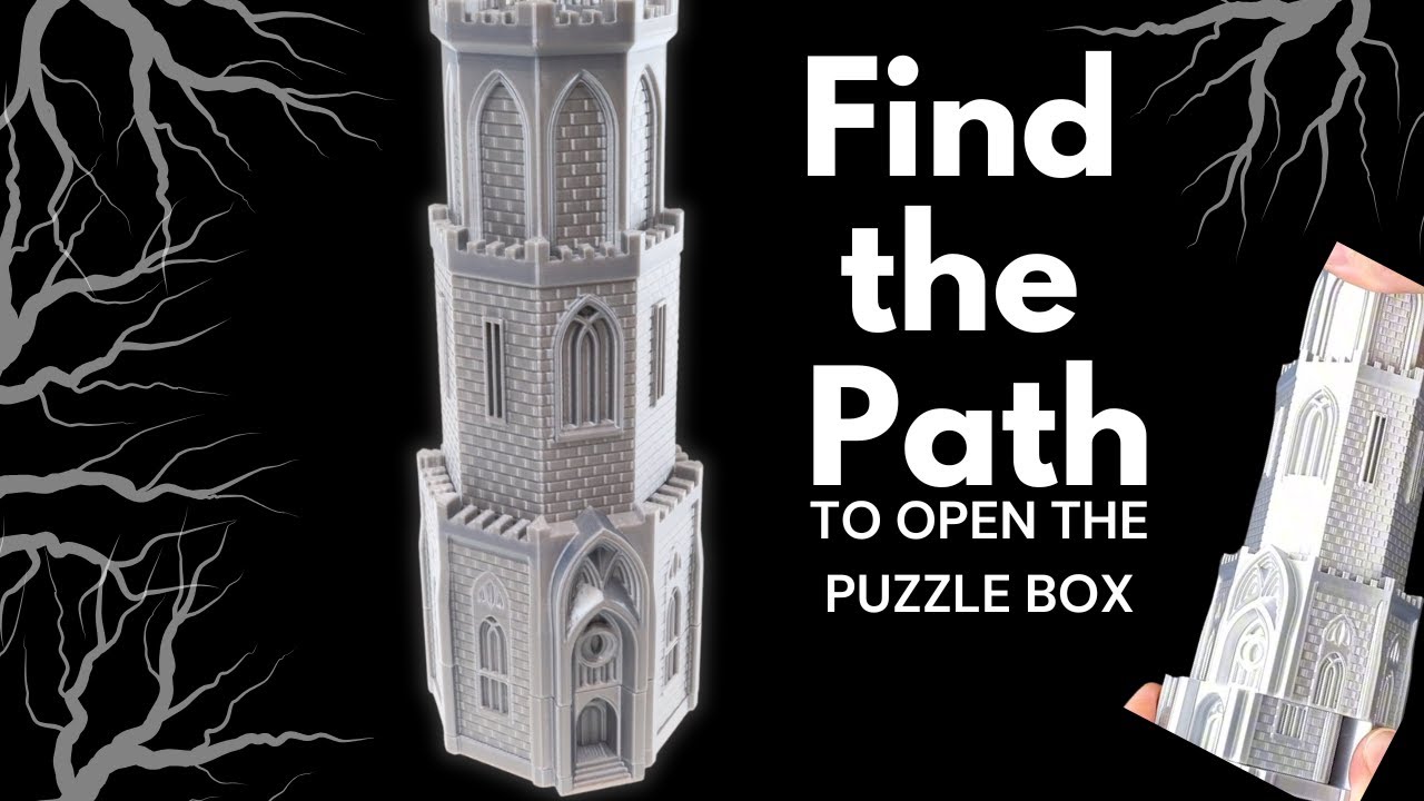 The KEY to Solving the Intricate Maze in the Dracula's Tower Puzzle Box!