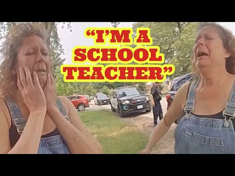 Alcoholic School Teacher DUI Arrested Almost 3X Legal Limit Police Body Cam Footage