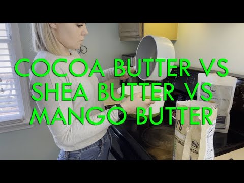 Cocoa Butter vs. Shea Butter vs. Mango Butter: How are they different?