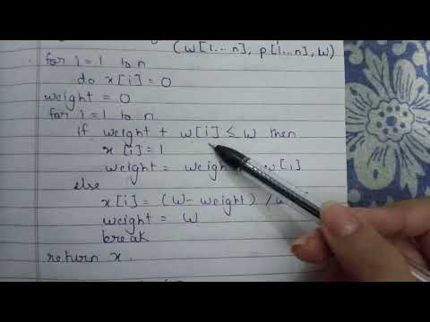 5 Knapsack Problem using Greedy Method | Example | Design and Analysis of Algorithm | Tech Classes
