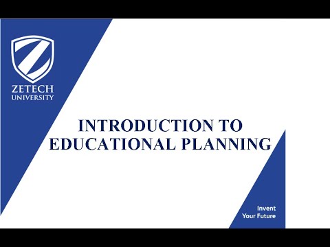 Introduction to Educational Planning