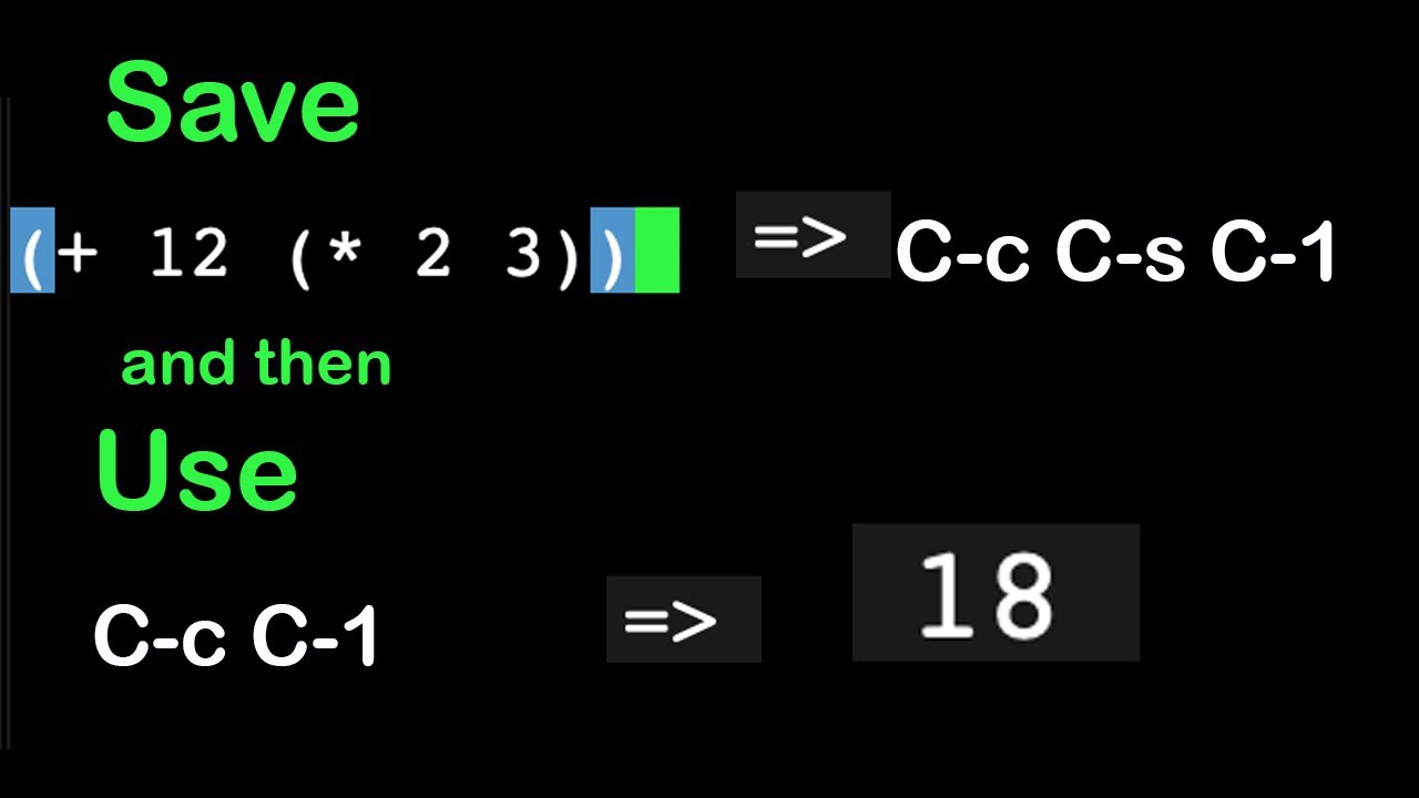 I built an EMACS Package to SAVE Clojure Commands (w/implementation + github links)