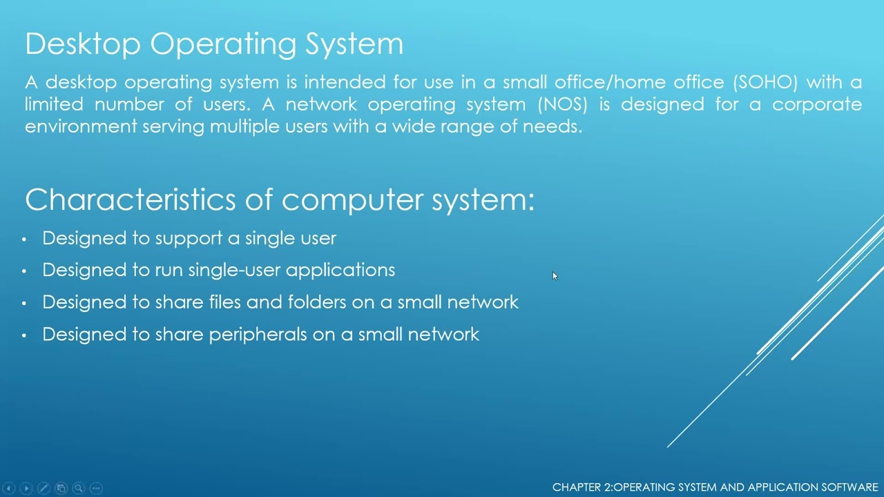 Chapter 2 PCAS OS AND APPLICATION SOFTWARE