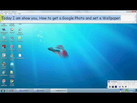 How to set a wallpaper on pc (HD)