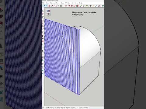 An amazing plug-in for SketchUp! Cut any object with any face. #sketchup3d #sketchup #architecture