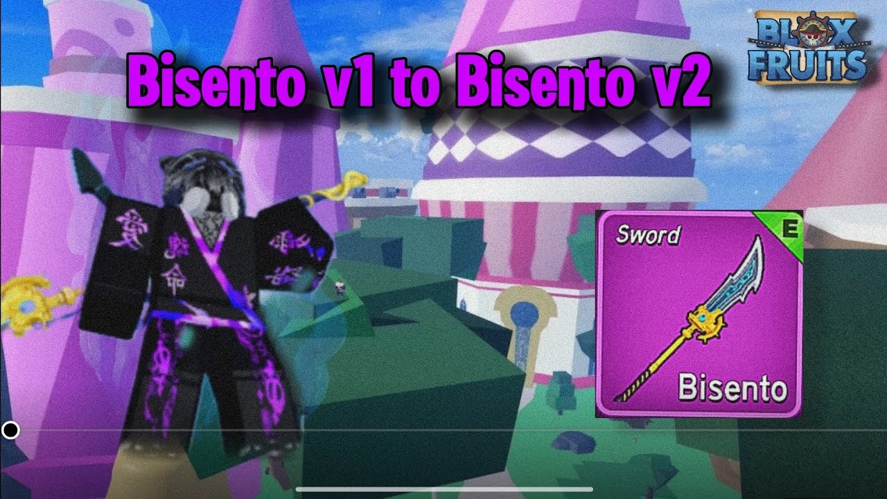 Bisento v2 tutorial || bloxfruits bisento v1 to v2 || new update!!
