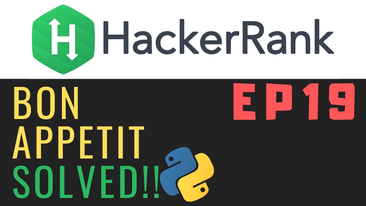 Solving Hackerrank with Python | Bon Appetit | Ep19